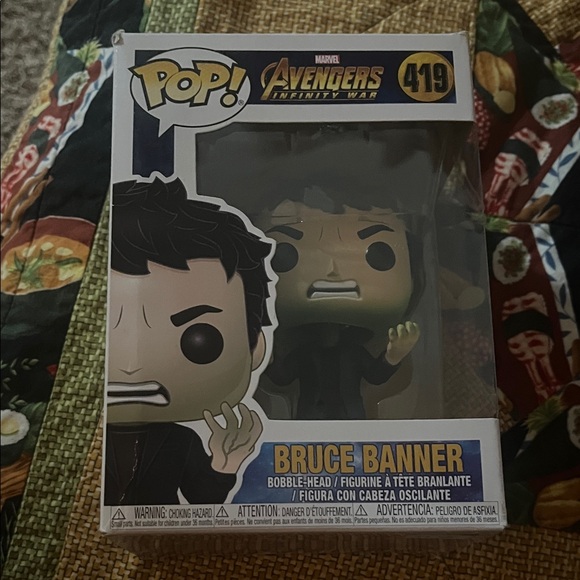 Funko | Toys | Funko Pop Bruce Banner Bobblehead Black And Green | Poshmark